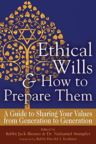 So That Your Values Live On: Ethical Wills and How to Prepare Them by ...