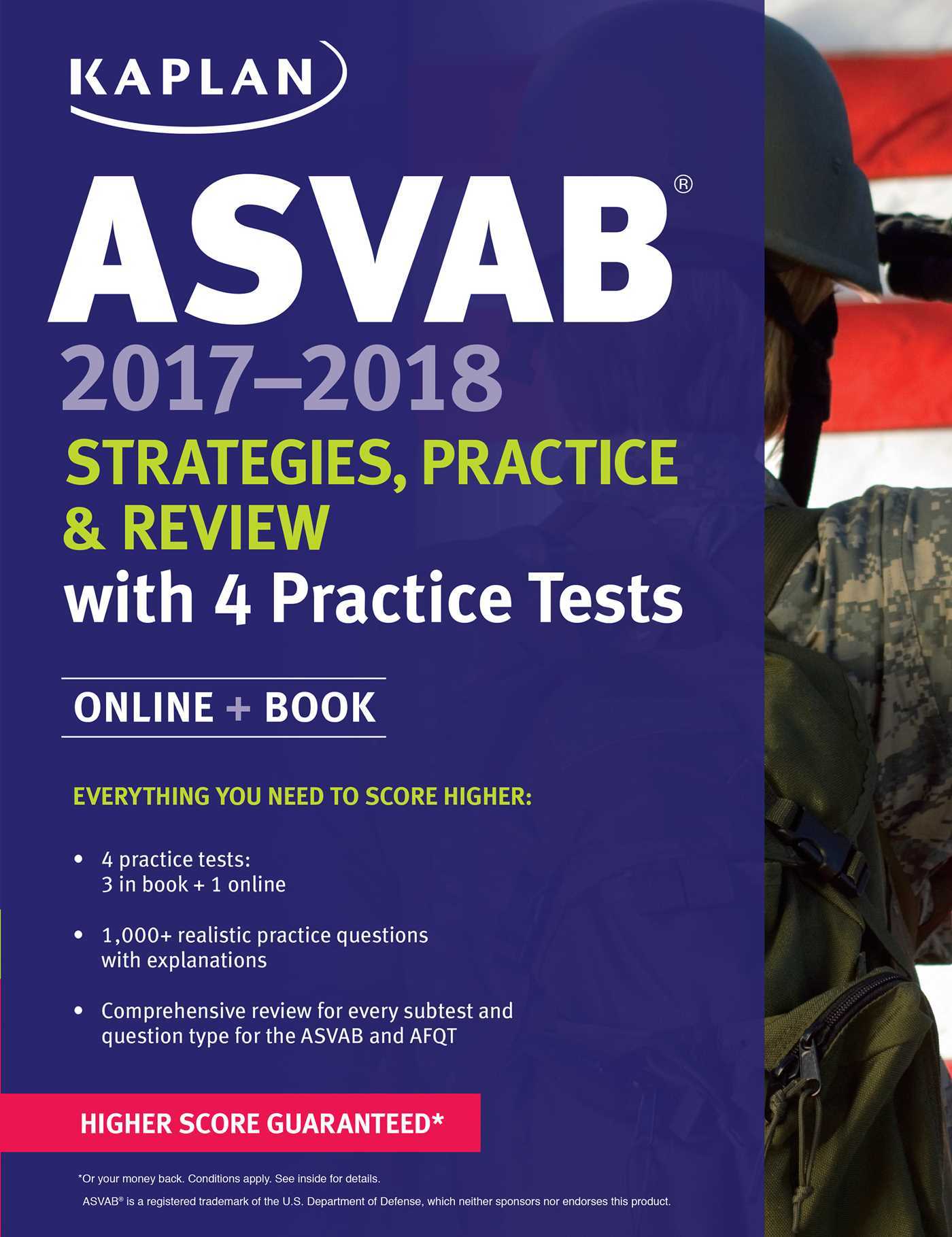 ASVAB 2017-2018 Strategies, Practice & Review with 4 Practice Tests ...