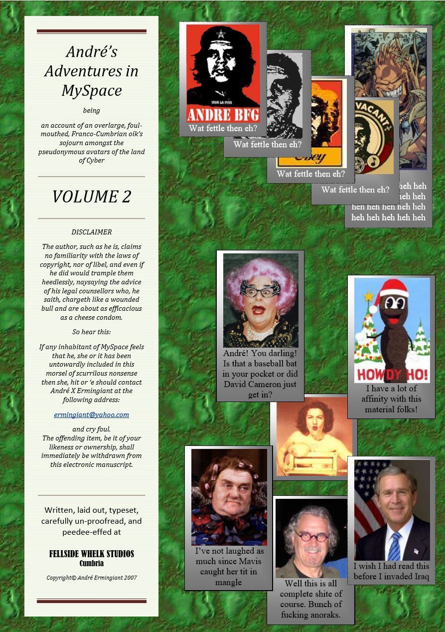 Andre's Adventures in MySpace (Book 2) by Andre the BFG | Goodreads