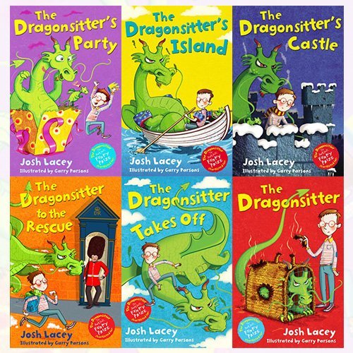 The Dragonsitter series Josh Lacey Collection 6 Books Bundle by Josh ...