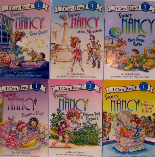 Fancy Nancy Pack - Sees Stars, At the Museum, Boy From Paris, Pajama ...
