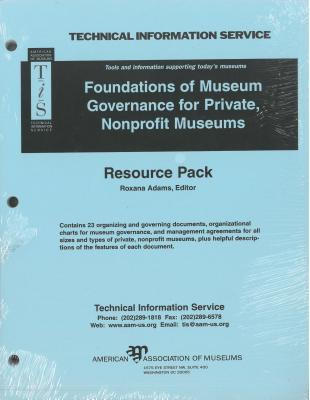 Foundations of Museum Governance for Private, Nonprofit Museums by ...