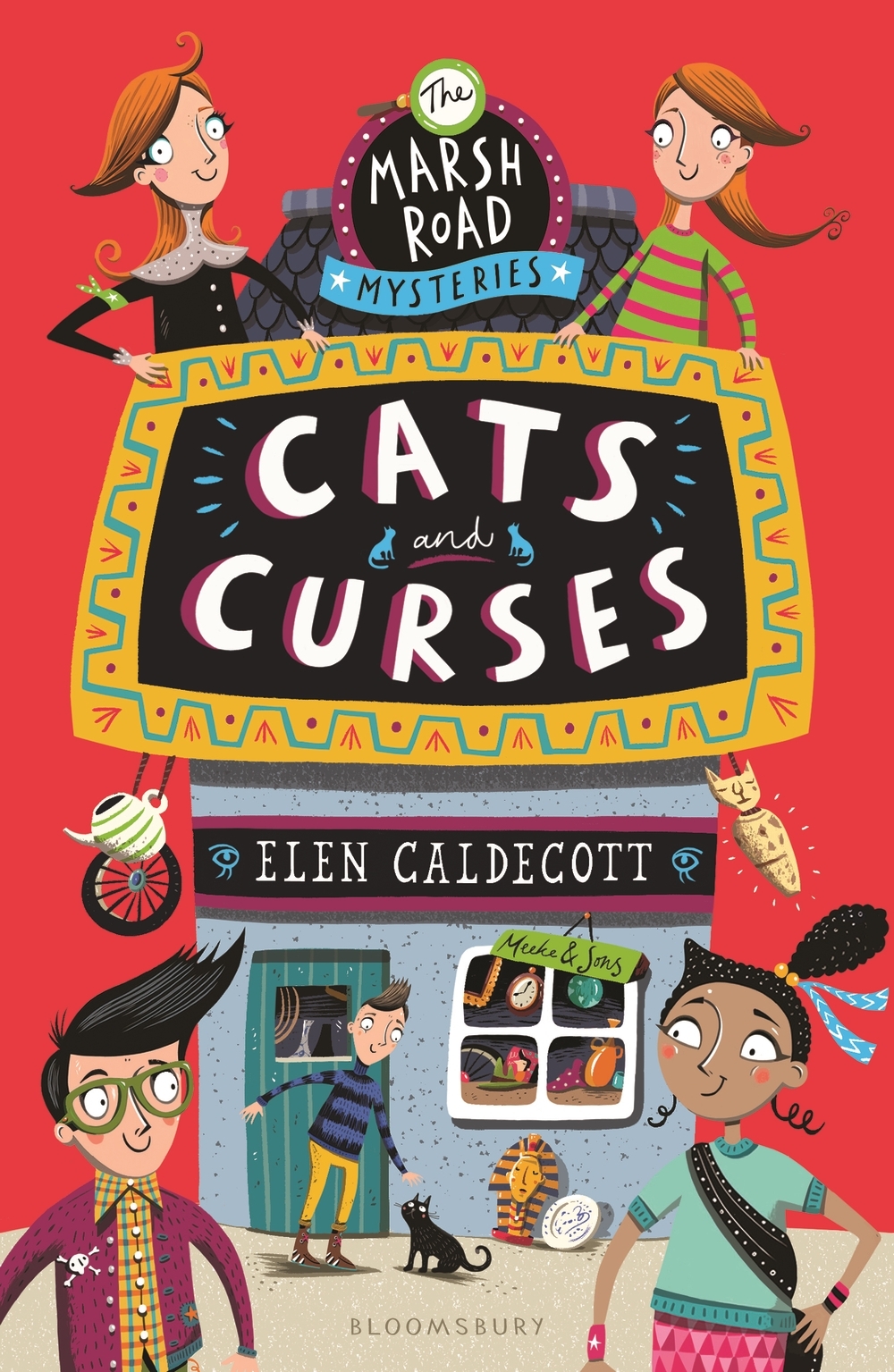 Cats and Curses (Marsh Road Mysteries, #4) by Elen Caldecott | Goodreads
