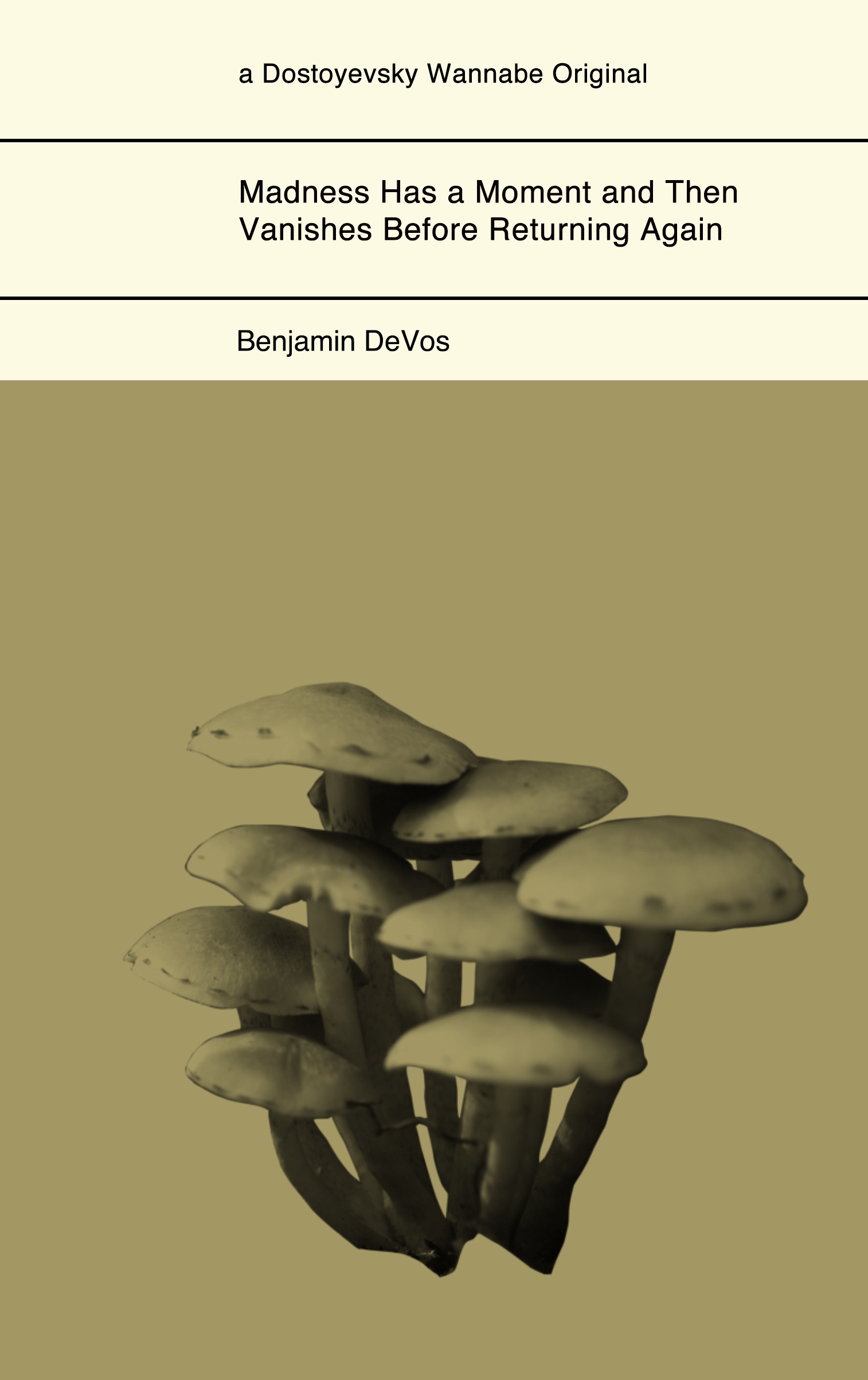 Madness Has a Moment and Then Vanishes Before Returning Again by Benjamin DeVos | Goodreads