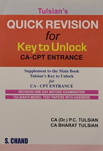 Key to Unlock CA-CPT Entrance by P.C. Tulsian | Goodreads