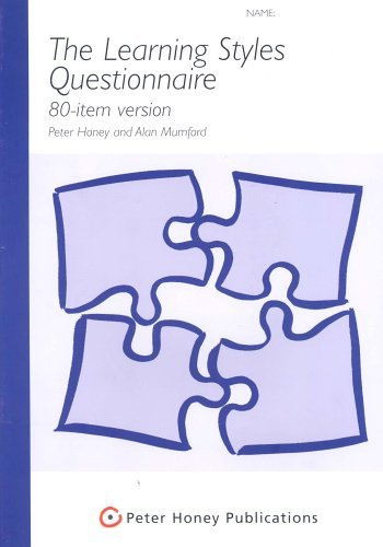 The Learning Styles Questionnaire: 80 Item Version by Peter Honey ...