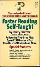 Faster Reading Self-Taught by Harry Shefter | Goodreads