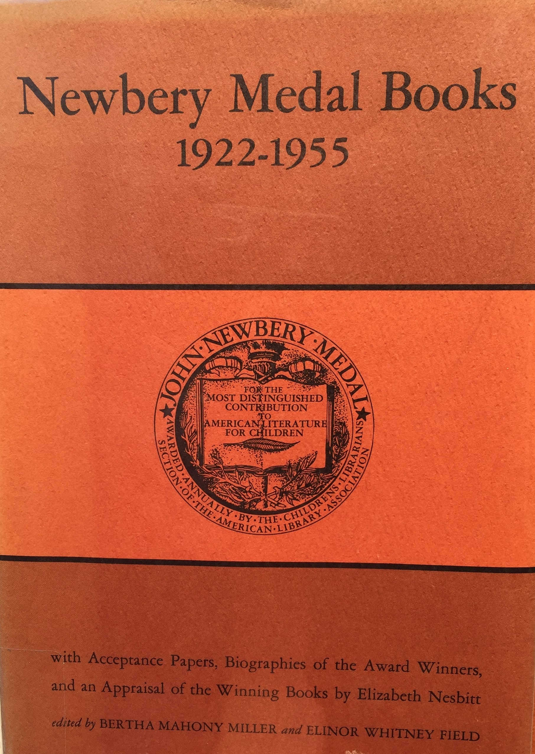 Newbery Medal Books 1922-1955 by Bertha E. Mahony | Goodreads