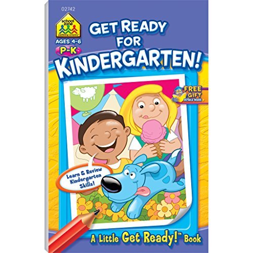School Zone Get Ready for Kindergarten Workbook: 48 Pages, Pre-K ...