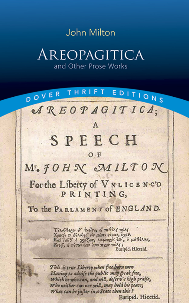 Areopagitica and Other Prose Works by John Milton | Goodreads