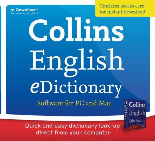 Ced Pro Desktop Pos Card (Collins Digital Dictionaries) by Various ...
