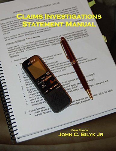 Claims Investigation Statement Manual by John C. Bilyk Jr. | Goodreads