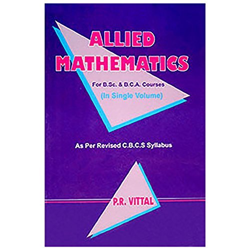 Allied Mathematics by Dr.P.R.Vittal | Goodreads