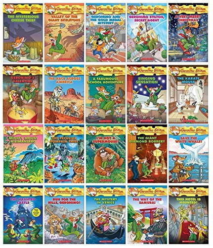 Geronimo Stilton Book Collection 31-50 20 Books by Geronimo Stilton ...