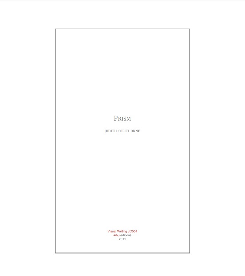 Prism by Judith Copithorne | Goodreads