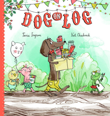 Dog on log by Tania Ingram | Goodreads