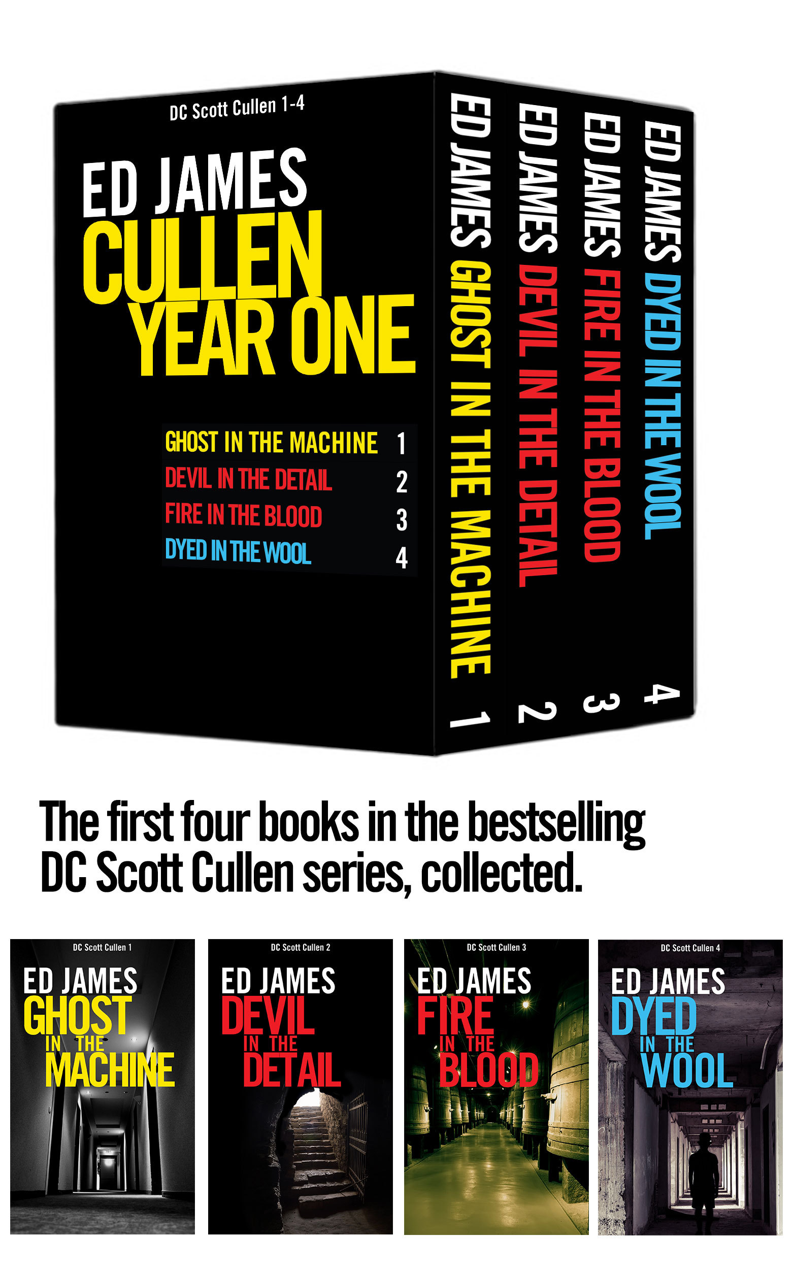 Cullen Year One (Scott Cullen Mysteries #1-4) by Ed James | Goodreads