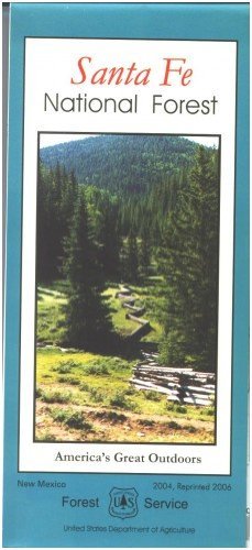 Santa Fe National Forest Map - Paper by Santa Fe National Forest ...
