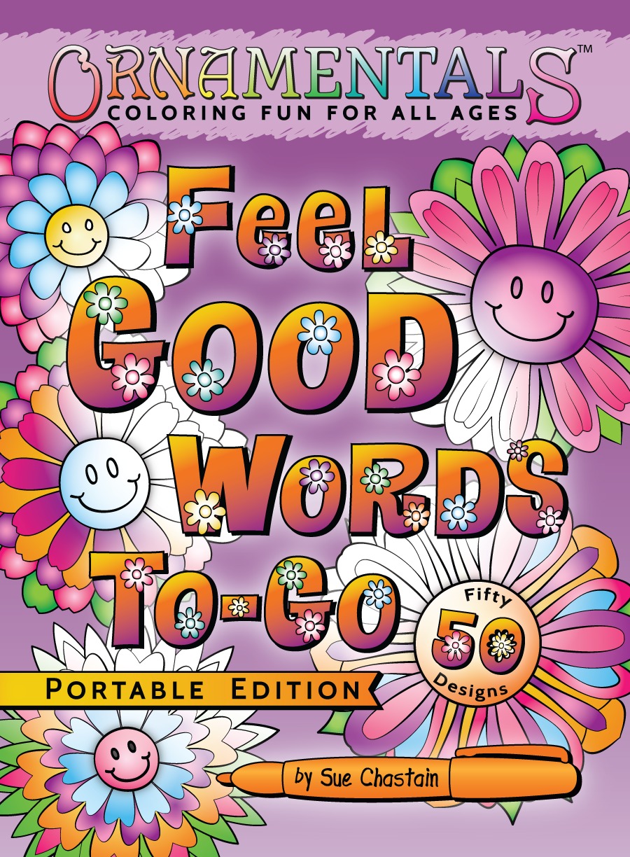 OrnaMENTALs Feel Good Words To-Go: 50 Portable Feel Good Words to Color ...