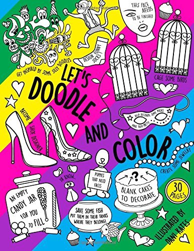Let's Doodle & Color: A doodling, coloring and activity book by Dani ...