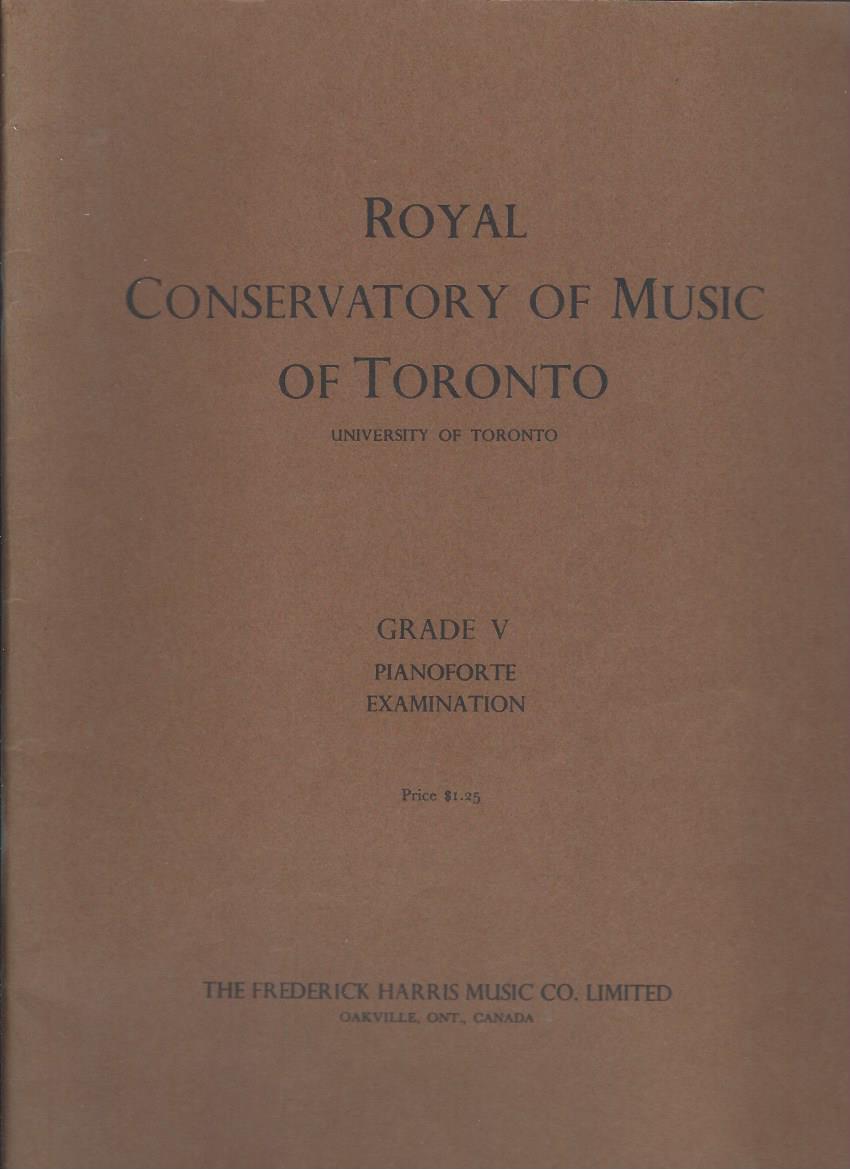Grade V Pianoforte Examination by Royal Conservatory of Music | Goodreads