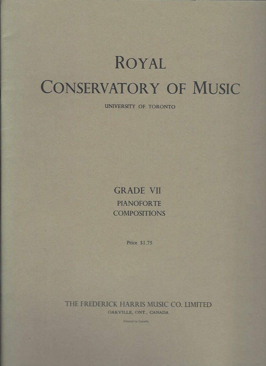 Grade VII Pianoforte Compositions by Royal Conservatory of Music ...