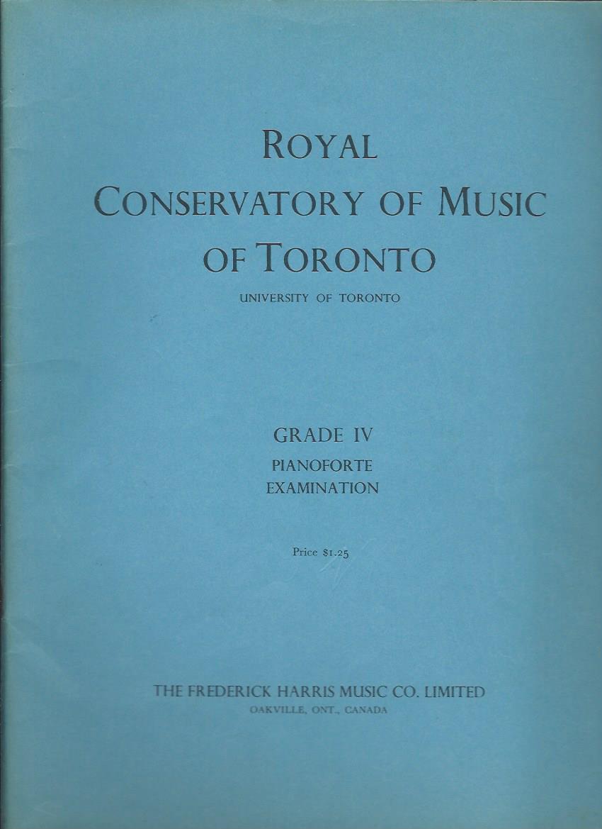 Grade IV Pianoforte Examination by Royal Conservatory of Music | Goodreads