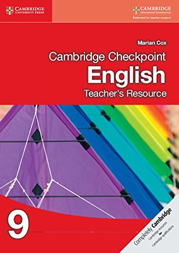 Cambridge Checkpoint English Teacher's Resource CD-ROM 9 by Marian Cox ...