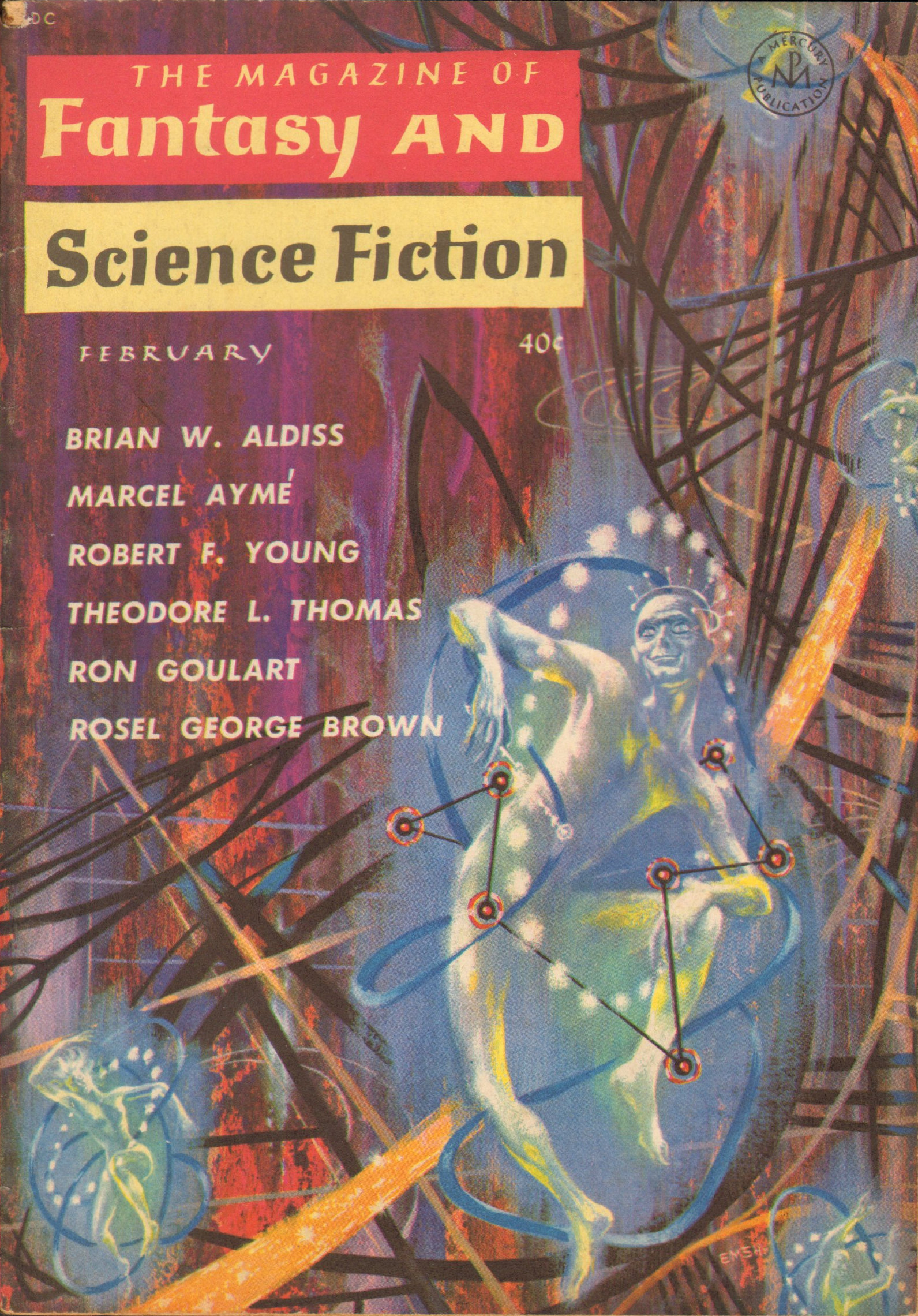 The Magazine of Fantasy and Science Fiction, February 1961 by Robert P ...