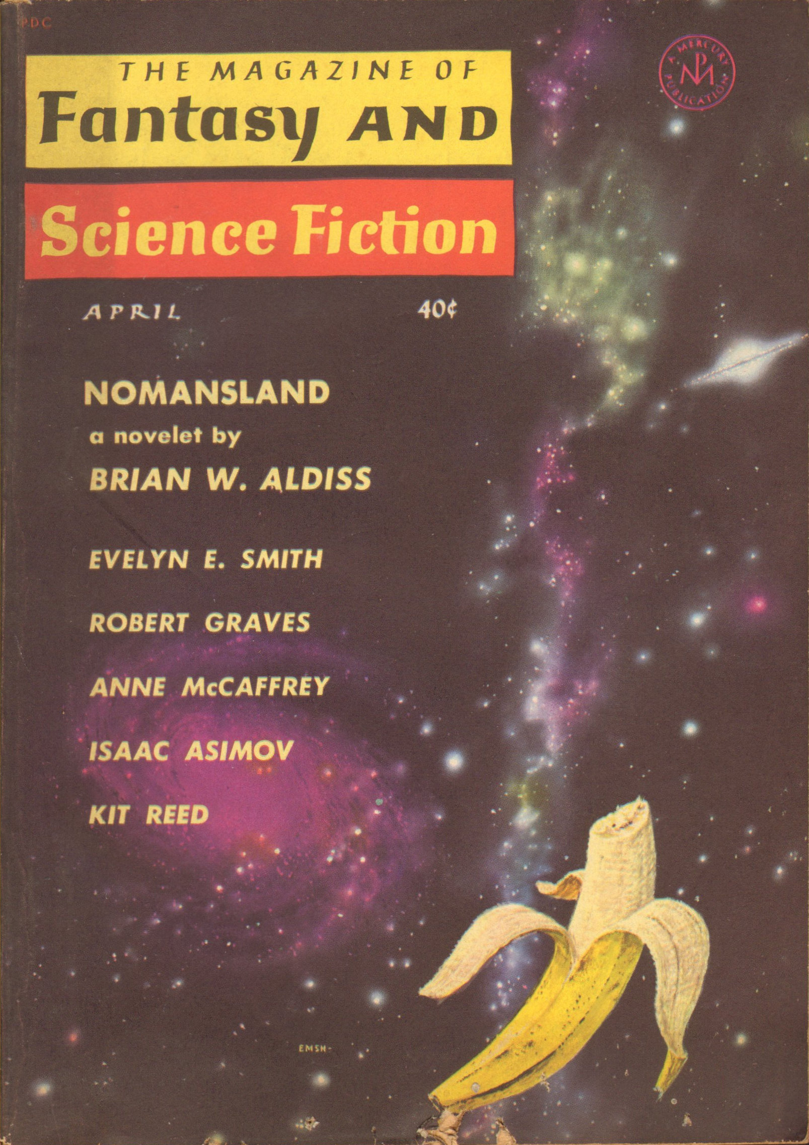 The Magazine of Fantasy and Science Fiction, April 1961 by Robert P ...