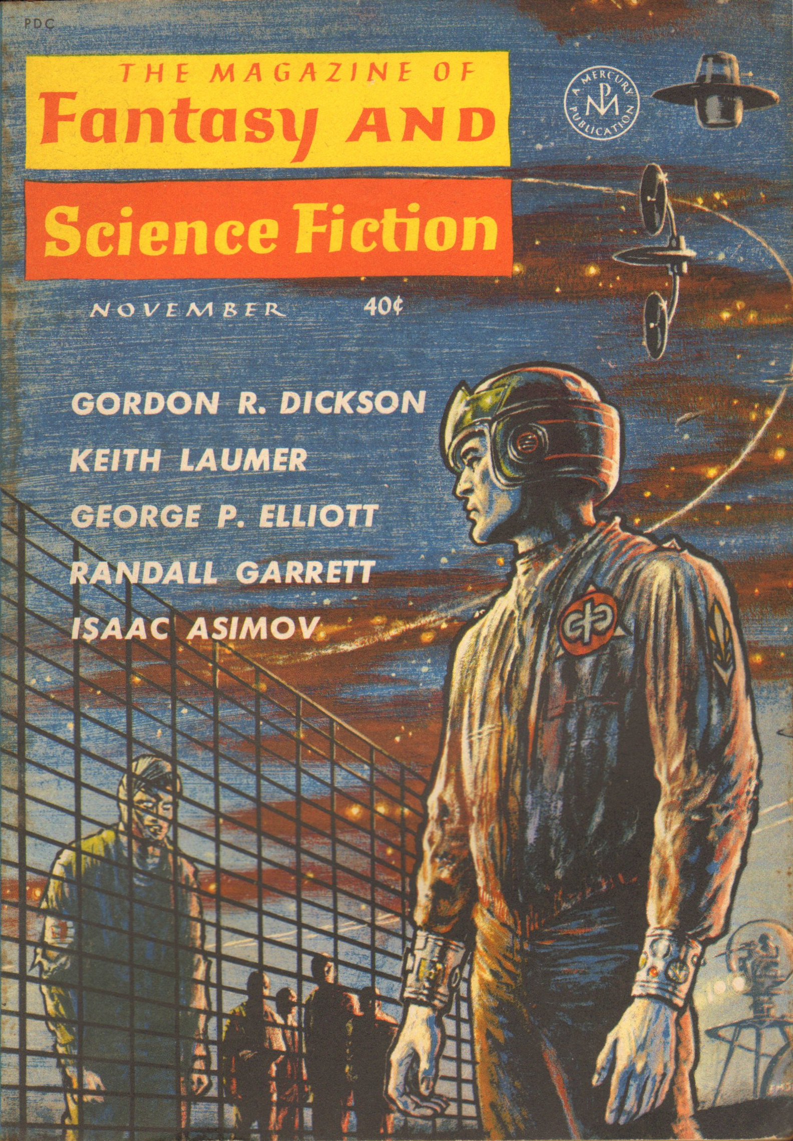 The Magazine of Fantasy and Science Fiction, November 1961 by Robert P ...