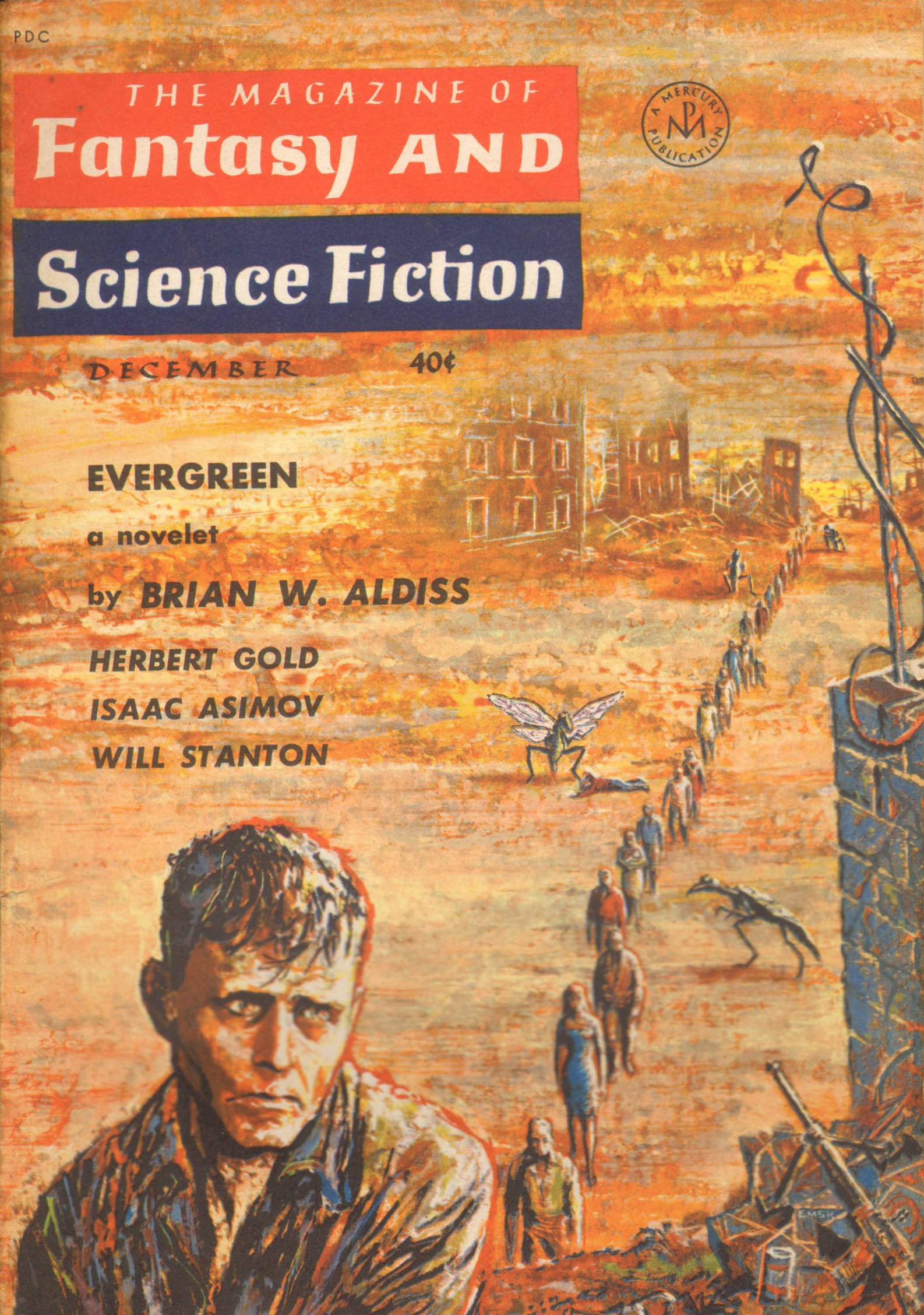 The Magazine of Fantasy and Science Fiction, December 1961 by Robert P ...