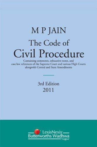 The Code Of Civil Procedure 3Rd Ed by M.P. Jain | Goodreads