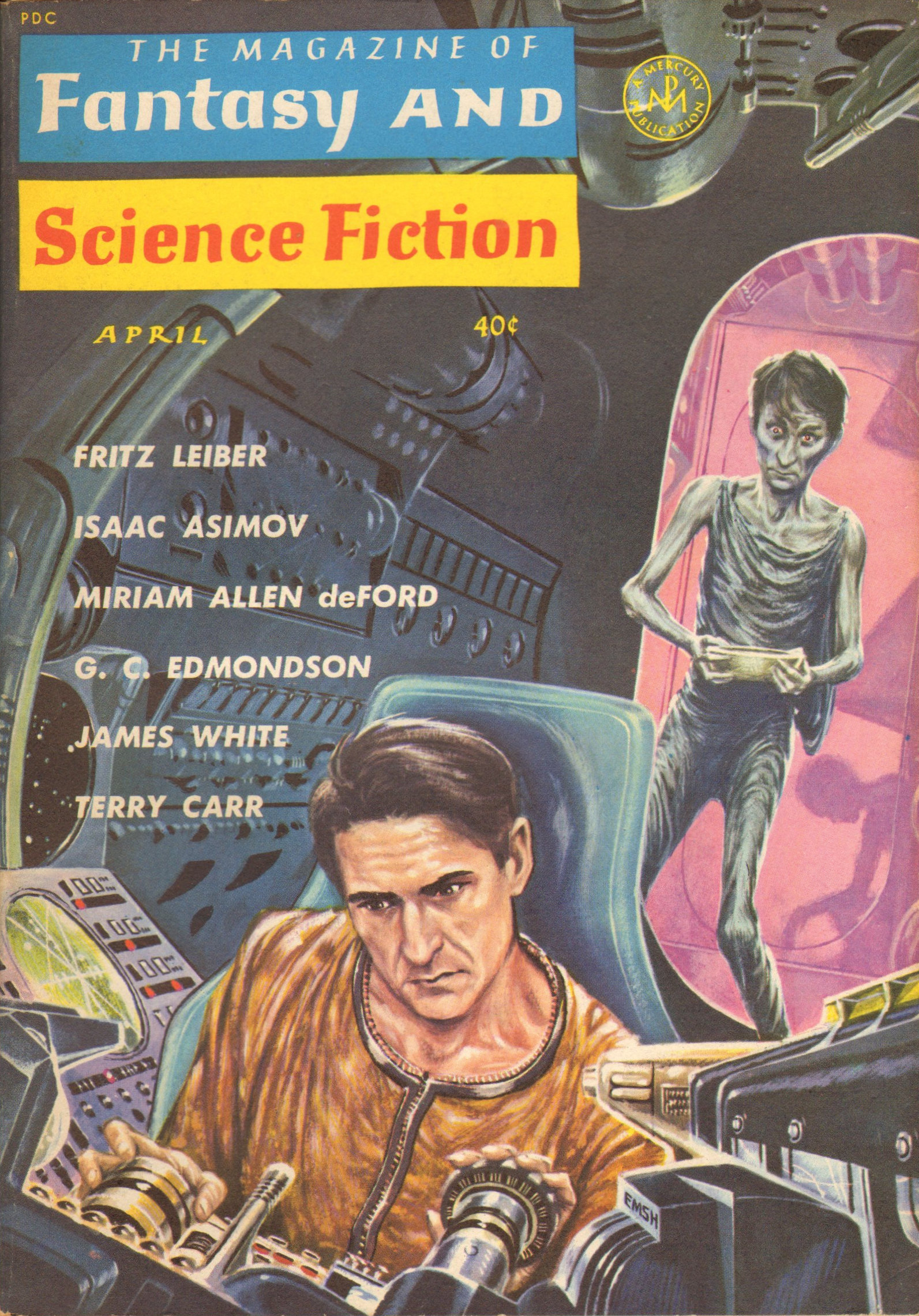 The Magazine of Fantasy and Science Fiction, April 1963 by Avram ...