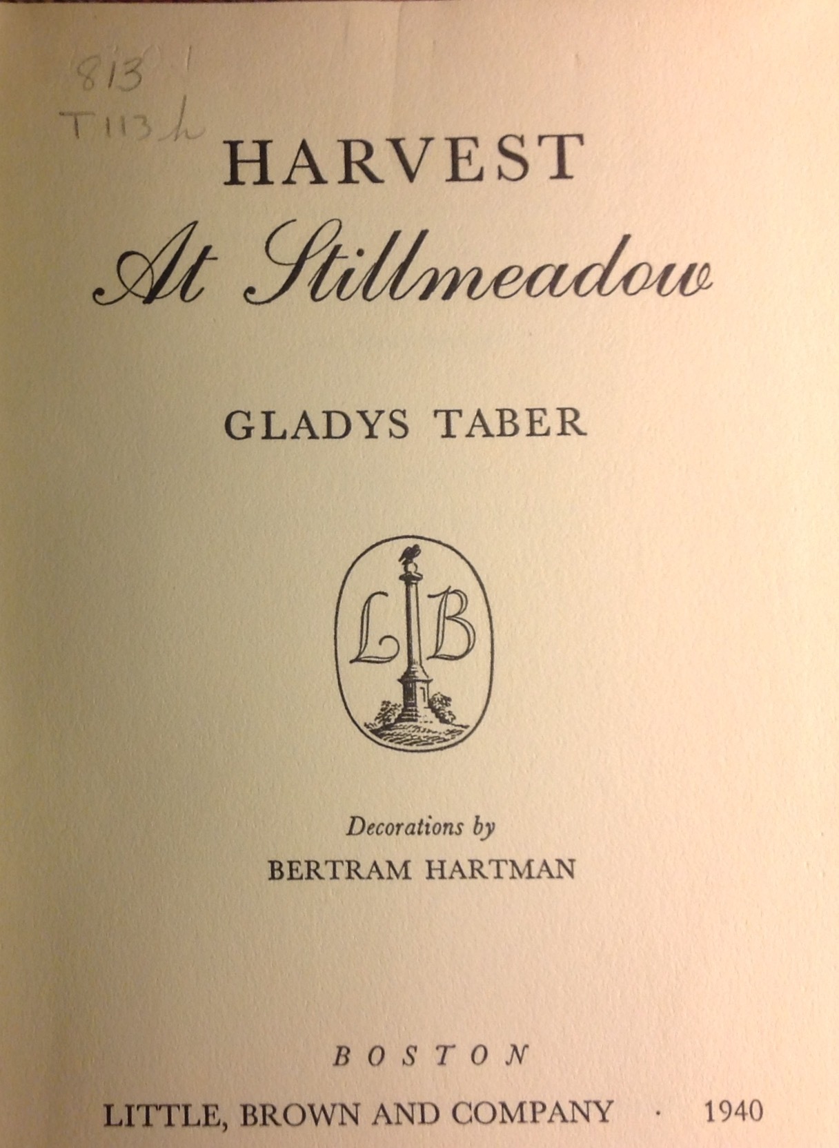Harvest at Stillmeadow (Stillmeadow Series, #1) by Gladys Taber | Goodreads