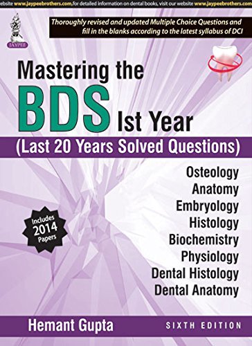 Mastering the BDS 1st Year by Hemant Gupta | Goodreads
