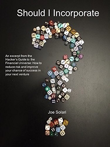 Should I Incorporate? by Joe Solari | Goodreads