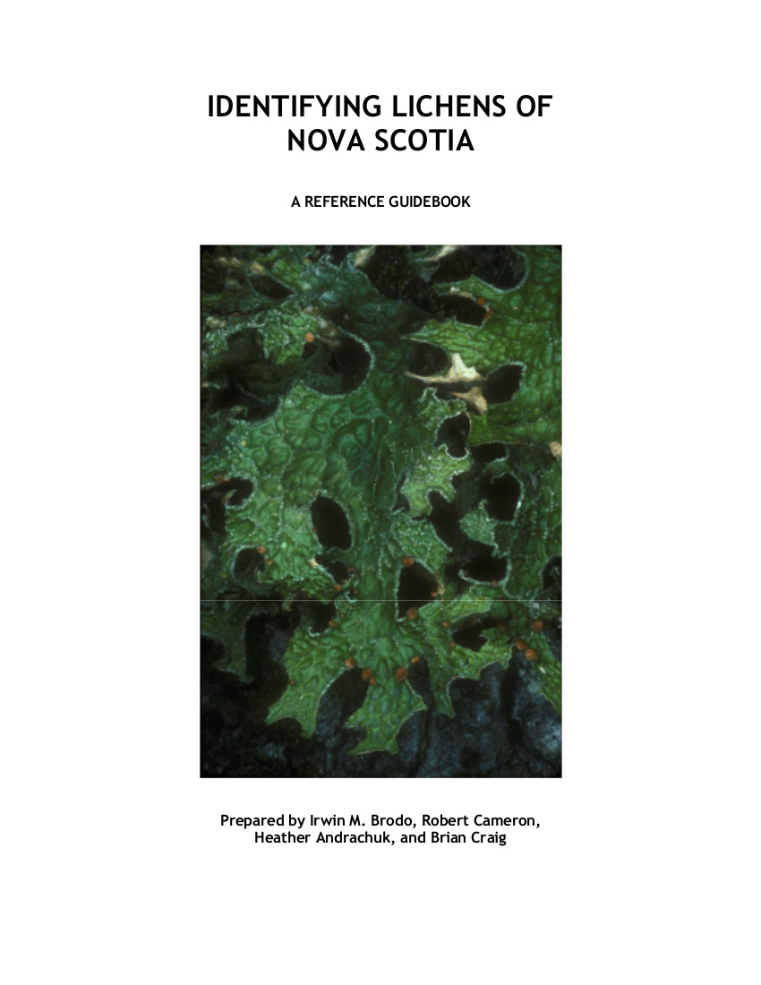 Identifying Lichens of Nova Scotia by Irwin M. Brodo | Goodreads