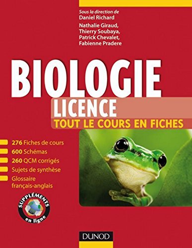 Biologie (Licence) : Tout le cours en fiches, QCM et bonus web by ...