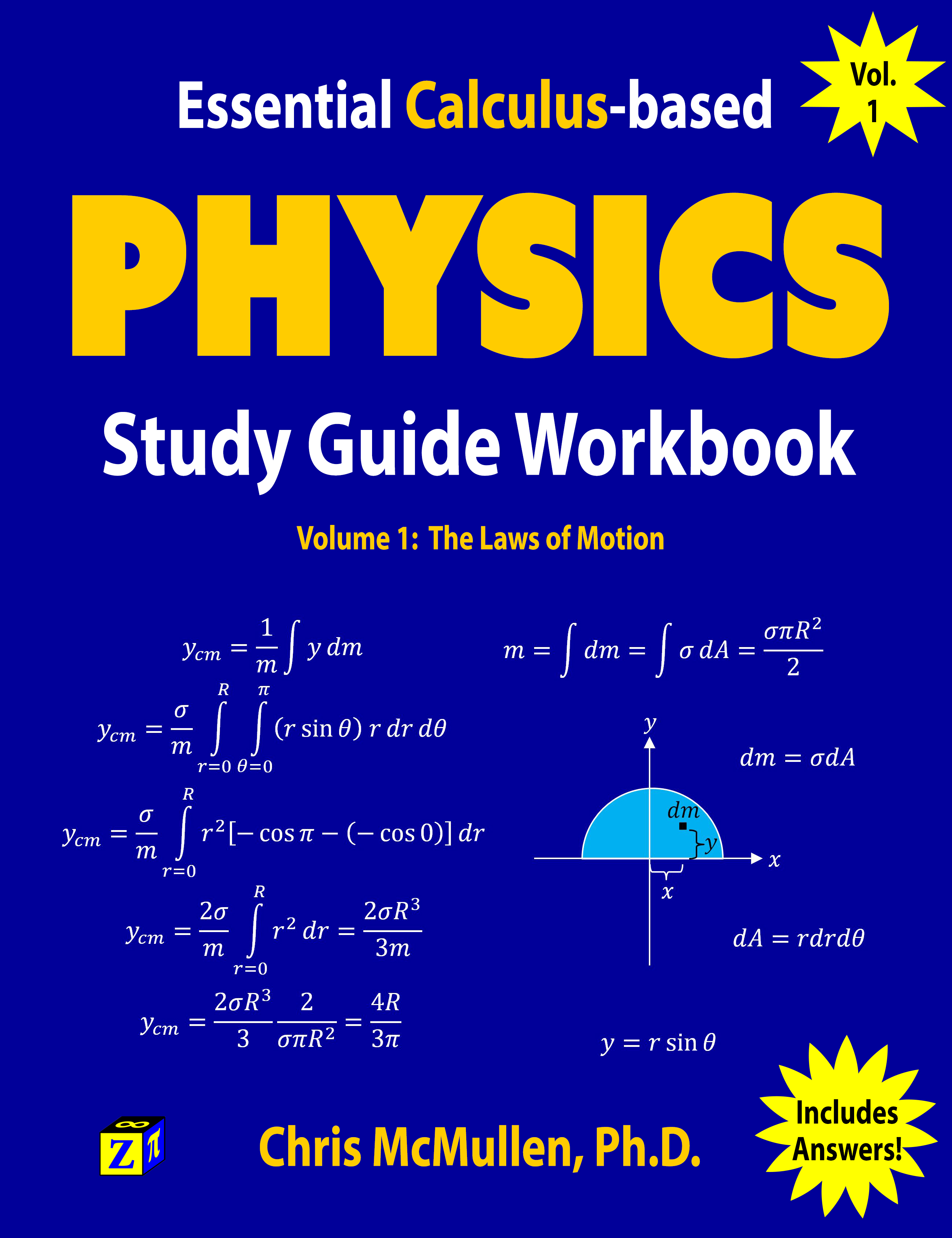 Essential Calculus-based Physics Study Guide Workbook: The Laws of ...