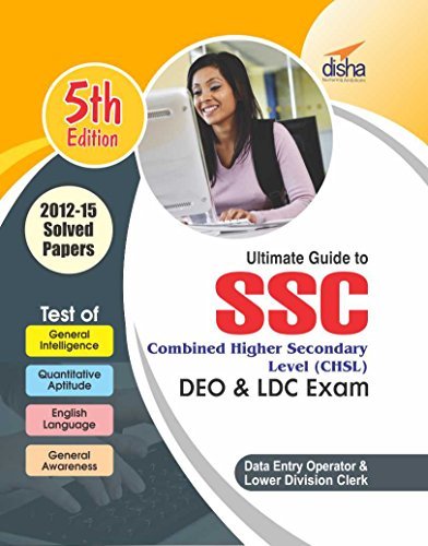 SSC Combined Higher Secondary Level (CHSL) Guide for DEO & LDC by Disha ...