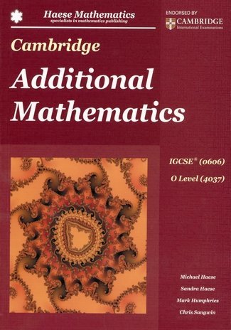 Cambridge Additional Mathematics (4037) - Textbook + CD by Chris ...