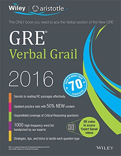 Wiley's GRE Verbal Grail 2016 by Aristotle Prep | Goodreads