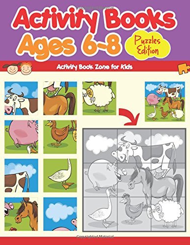 Activity Books Ages 6-8 Puzzles Edition by Activity Book for Kids ...
