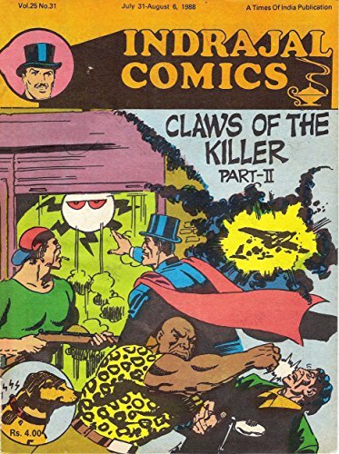 Indrajal Comics-735-Mandrake & Rip Kirby (Select): Claws Of The Killer ...