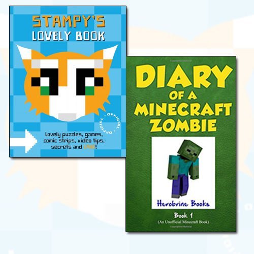 Stampy's Lovely and Diary of a Minecraft Zombie Book 2 Books Bundle ...