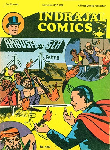 Indrajal Comics-749-Mandrake (Select): Ambush At Sea Part- 2 by Lee ...