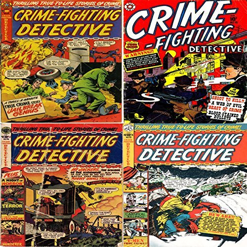 Crime fighting detective. Issues 12, 14, 15 and 18. Thrilling true to ...