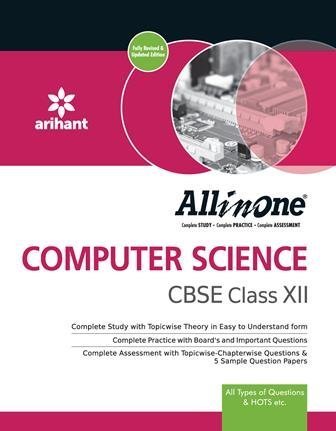All In One Computer Science CBSE Class 12th by Minni Goyal K Ganesh ...