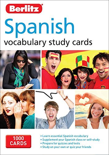 Berlitz Spanish Vocabulary Study Cards (Berlitz Vocabulary Study Cards) by Berlitz Publishing ...